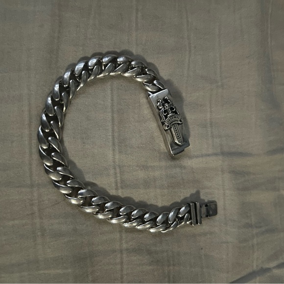 Chrome Hearts | Accessories | Chrome Hearts Dagger Cuban Bracelet Pure ...